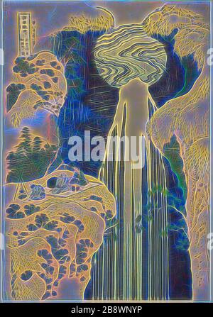 Amida Falls in the Far Reaches of the Kisokaido (Kisoji no oku ...