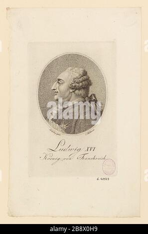 Portrait of King Louis XVI, late 18th century. Although well ...