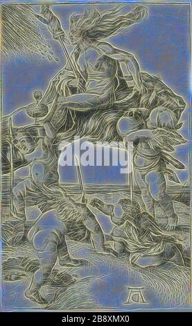 Witch Riding Backwards On A Goat 1500 by Albrecht Durer Stock Photo - Alamy