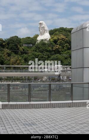 Ofuna/Japan, May 20, 2019: Ofuna Kannon statue in Kannon-ji Temple ...