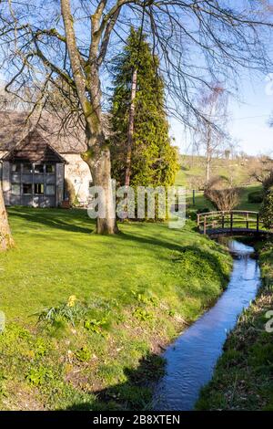 Cotswold village of Bagendon, Cotswolds, Gloucestershire, England Stock ...