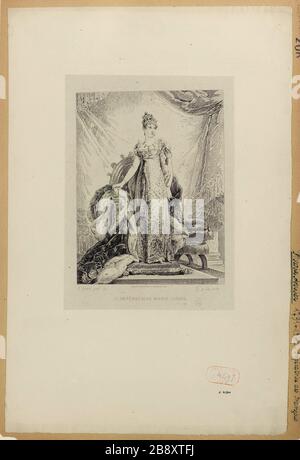 Marie Louise, Duchess of Parma, Empress of France from 1810 to 1814 as ...