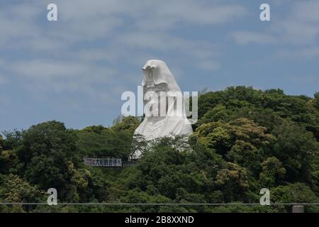 Ofuna/Japan, May 20, 2019: Ofuna Kannon statue in Kannon-ji Temple ...