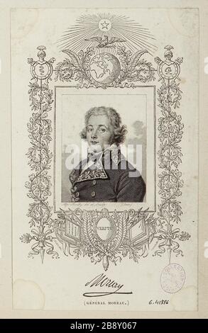 Portrait of Jean Victor Marie Moreau. Portrait of French Revolutionary ...