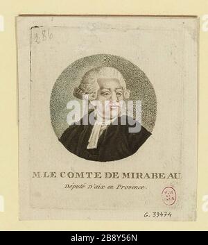 Count Mirabeau deputy of Aix en Provence Stock Photo - Alamy