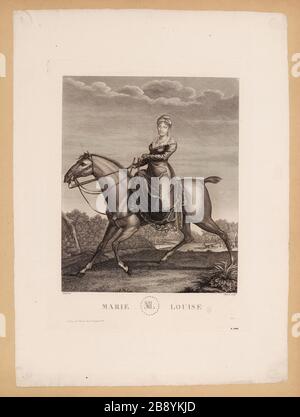 Marie Louise, Duchess of Parma, Empress of France from 1810 to 1814 as ...
