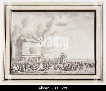 Jean-Louis Prieur (Le Jeune) (1759-1795). "The Agasses brothers going ...