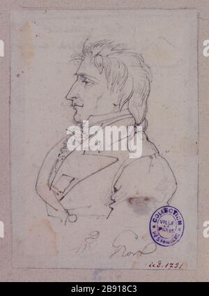 Louis-Hippolyte Lebas. "Le Baron Gros, during a session of the academy ...