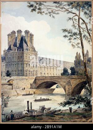 The Pont Royal and the Pavillon de Flore, seen from Quai Voltaire ...