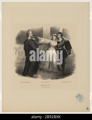 Victor Hugo's play, Hernani Stock Photo - Alamy