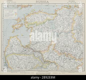 BALTICS Lithuania Latvia Kourland Kovno Kaunas Estonia Livonia. SDUK ...