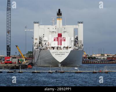 USNS Mercy (T-AH 19) is a Mercy-class hospital ship in service with the ...