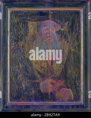 Portrait of the Zurich reformer Heinrich Bullinger, 1591, oil on panel ...