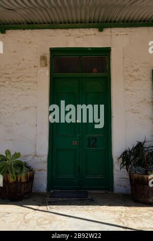 Quaint old buildings in the Karoo village of Sutherland, Northern Cape ...