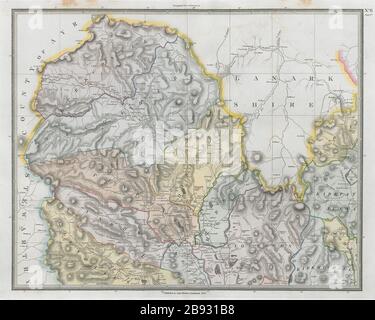 Dumfrieshire north-west sheet. Sanquhar Thornhill Kirkconnel. THOMSON ...