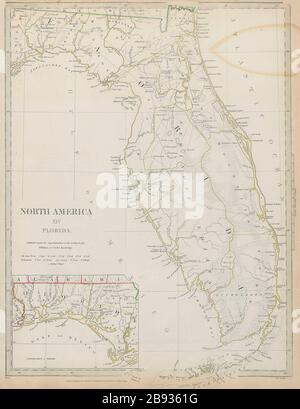 FLORIDA. Seminole Indian reservation & villages. Fleming Delespine SDUK ...