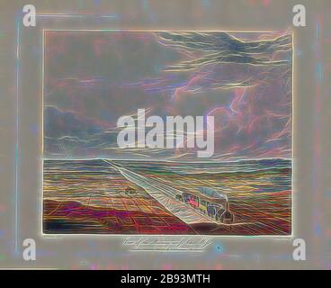 View of the Railway across Chat Moss, Railroad between Liverpool and ...