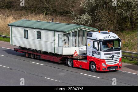 Static caravan Haulage delivery trucks, lorry, transportation, truck ...