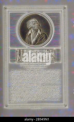 Georges Danton, Deputy of Paris at the National Convention, executed ...