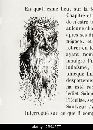 Solomon, by Gustave Doré, 1832 - 1883, French. Engraving for the Bible ...