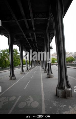Bridge of Inception in Paris Stock Photo - Alamy