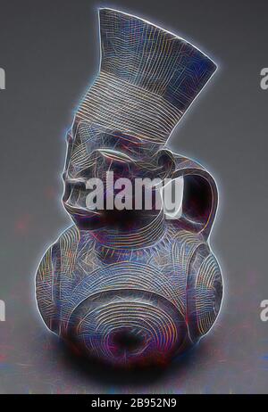 vessel, Mangbetu people, 20th century, ceramic, 11-3/16 in., African ...