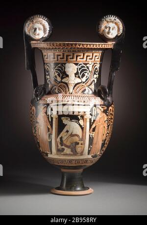 Greek art. Red-figure volute-krater. Ransom of Hector. Apulia, Southern ...