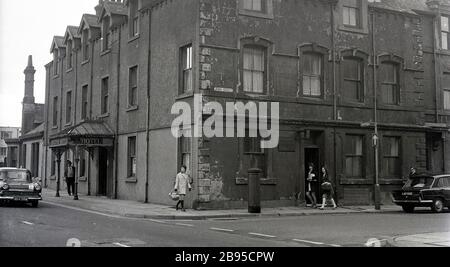 Central Square, Workington, Cumbria in 1970 Stock Photo - Alamy