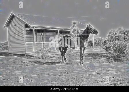 Negative - Dave Larkin on Soldier Settlement Bck, Kooloonong, Victoria ...