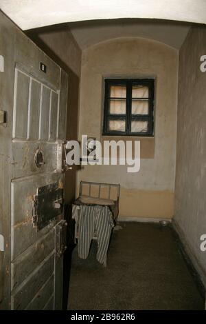 The cell where Iuliu Maniu, leading Romanian political figure, died in ...