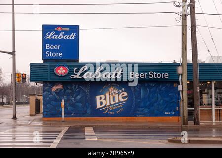 Labatt Brewery London Ontario Canada Aerial Stock Photo - Alamy