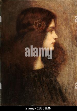 Lauth, Charles-Frédéric - Portrait d'Aurore Lauth Sand - D 89.229 Stock ...