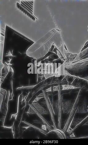 Negative - Loading Chaff Bags, Barraport, Victoria, circa 1936, Two men ...