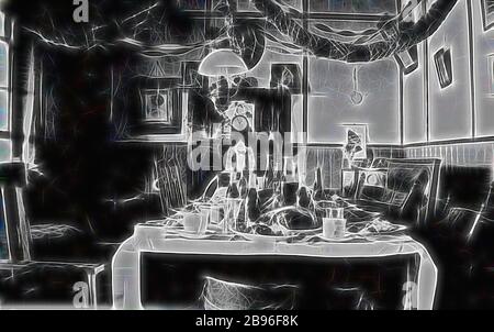 Negative - Yellangip, Victoria, 1935, The dining room at the McKenzie ...
