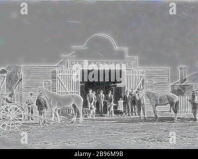 Negative - Coleraine, Victoria, circa 1910, The Albert Pitcher Livery ...
