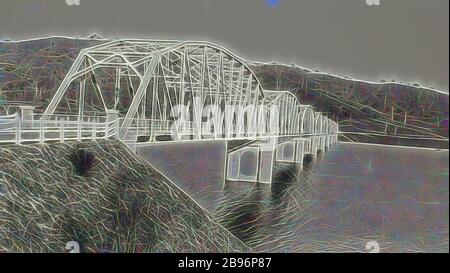 The Bethanga Bridge over the Murray River in Lake Hume Village ...