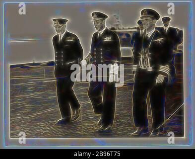 Photograph - King George VI, Able Seaman David Ralph Goodwin, circa ...