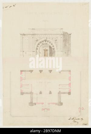Corps de Garde de la Bastille. Current state. (Title attributed) | Plan ...