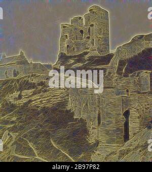 Ancient Roman Watchtower and Castle, Scarborough, England. John Inskip ...