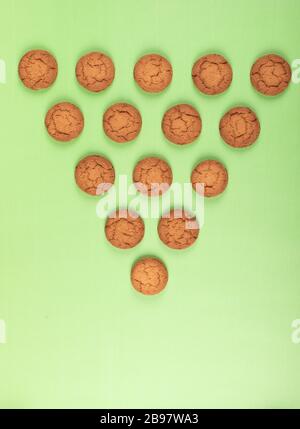 golden crunch biscuit Stock Photo - Alamy