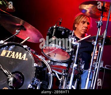 Tesla drummer Troy Luccketta performs with the rest of the band at the ...