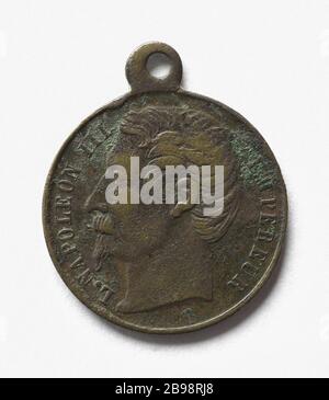 Medal of the Treaty of Paris ending the Crimean War, March 30, 1856 ...