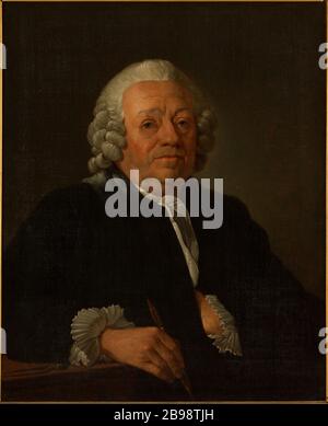 Portrait de Jean-Nicolas Servandoni (1695-1766), peintre et architecte ...