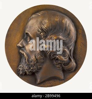 Portrait of Louis Calamatta (1801-1869), engraver, David d'Angers ...