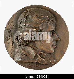 David d'Angers (1788-1856). Portrait of Louise Geoffroy-Saint-Hilaire ...