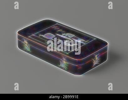 Box, rectangular with rounded corners, with a rebus, anonymous, c on ...