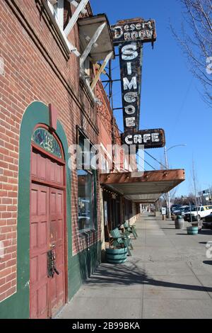 Old buildings including the Simcoe Cafe on Main Street in downtown ...