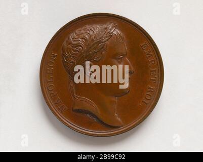 Campaign of February 1814, Andrieu, Bertrand or Jean-Bertrand, Medal ...