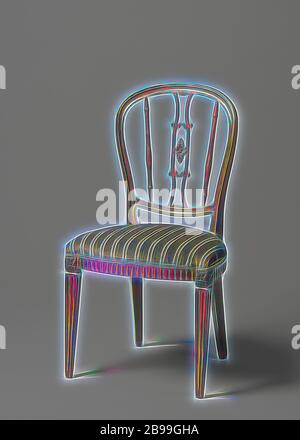 Resting on a chair turned backwards, this female teen smiles with her ...