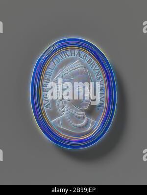 A portrait of Augusta, Princess of Wales, painted by Charles Philips ...